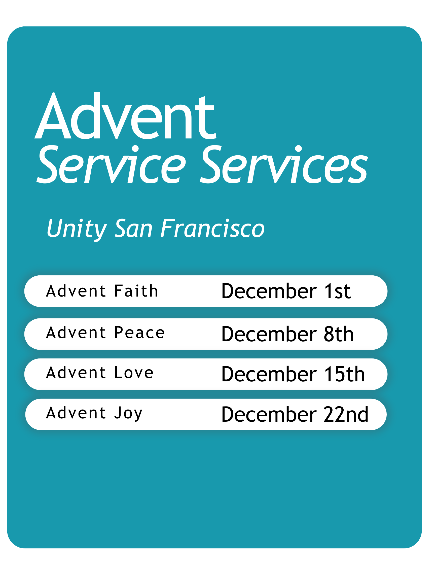 Advent 2024 | Unity San Francisco